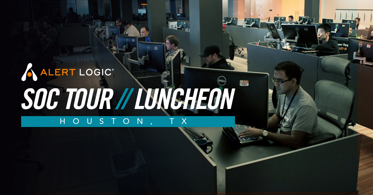 Alert Logic SOC Tour & Luncheon